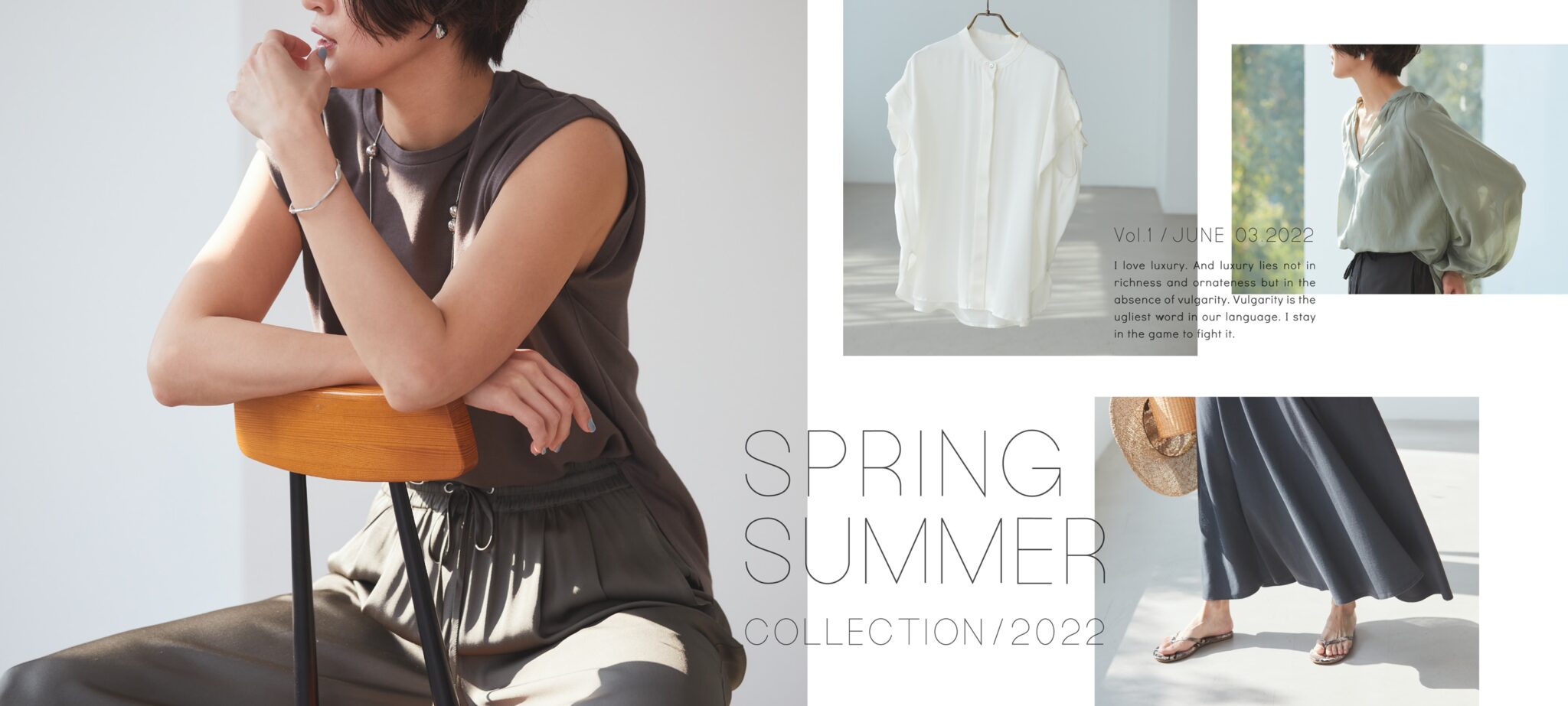 2022 SPRING & SUMMER Collection スタート - DRESS HERSELF ONLINESHOP / ドレス ...